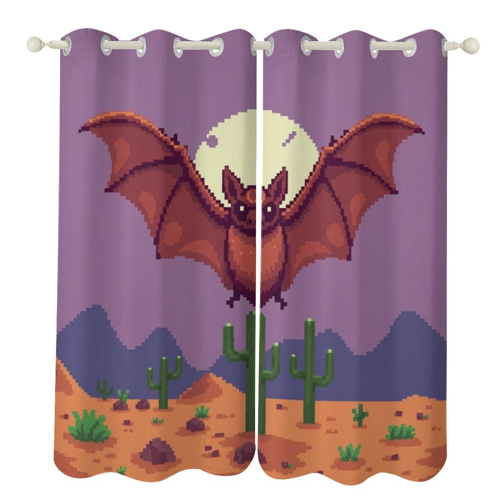 Bat Curtain for Living Room Bedroom Set Design High Quality Polyester ...