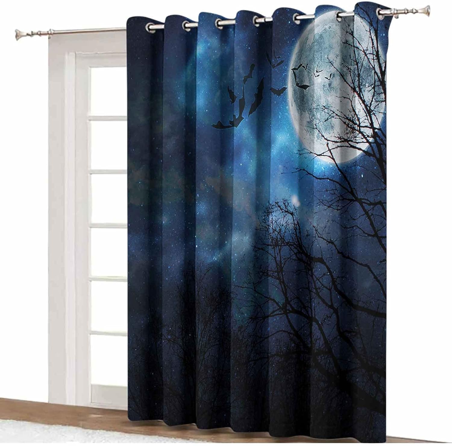 Bat Curtains for Sliding Glass Doors, 100 x 84 inches, Extra Wide ...