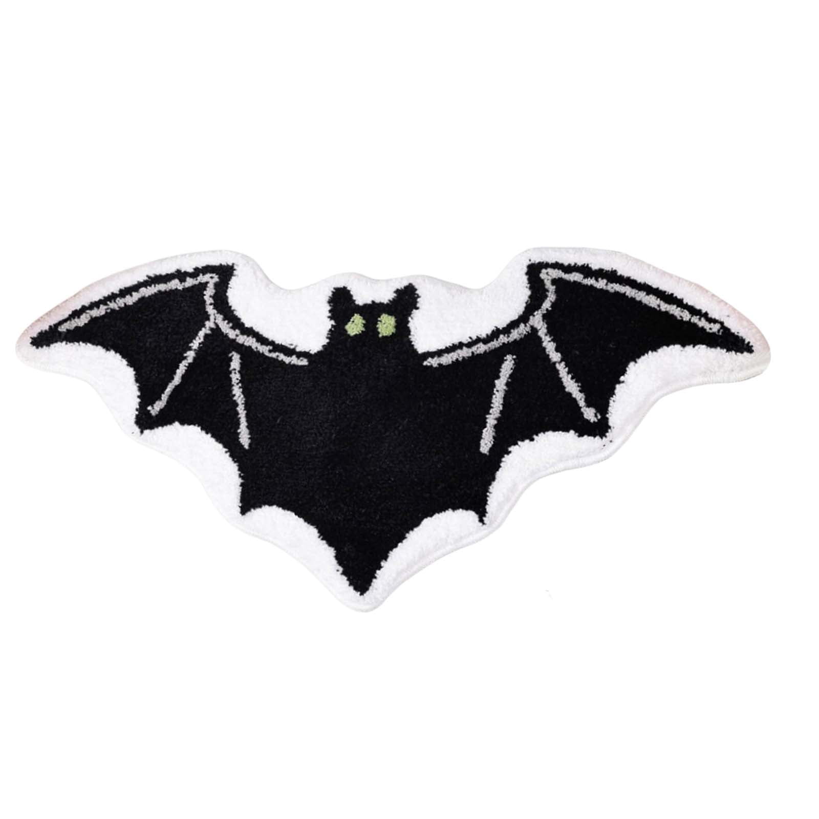 Bat Door Mat with Unwelcome words, Velvet Welcome Mat for Home Decor ...