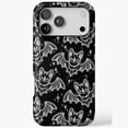 Bat Echoes Pattern Sonar Waves Creepy Sound Design Case for iPhone 11 ...