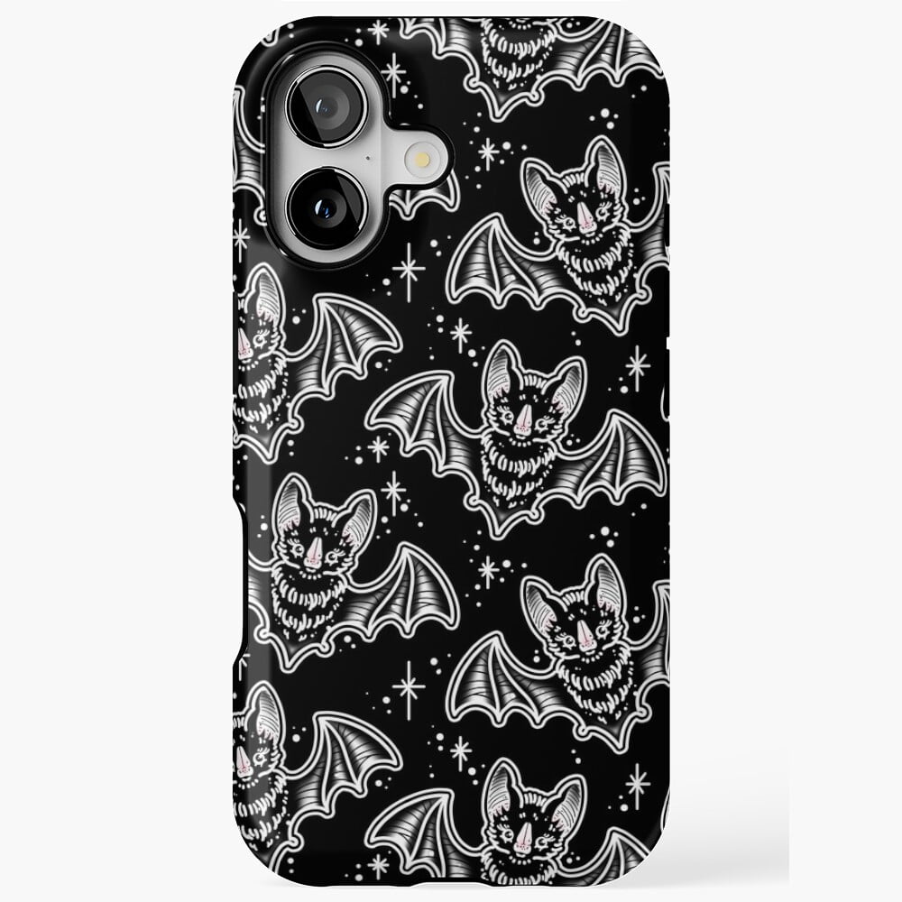 Bat Echoes Pattern Universal Phone Case for iPhone 11–17 Pro Max ...