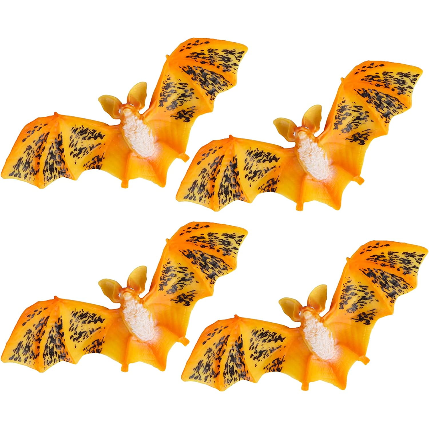 Bat Figurine 4.33 Inch Mini Bat Model Small Plastic Bat Animal Figures ...