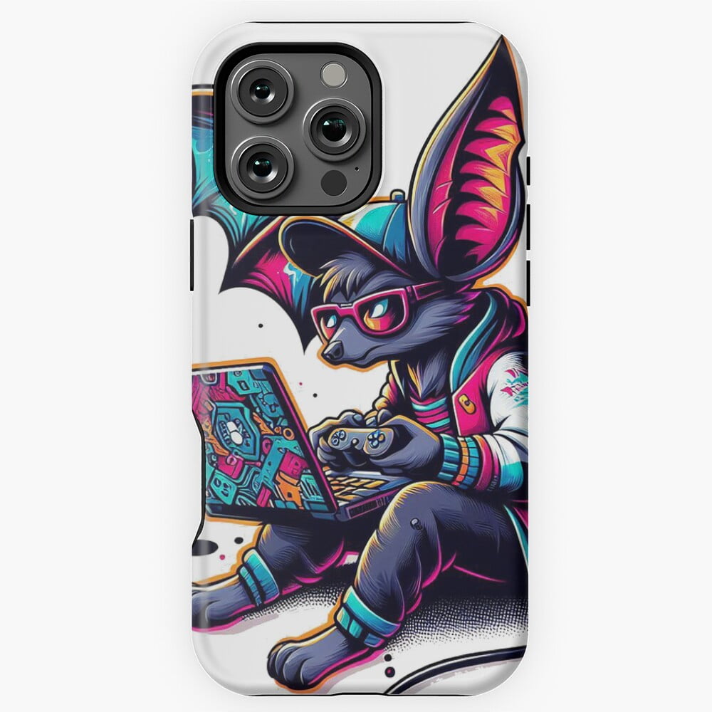 Bat Gamer Phone Case for iPhone 16 15 14 13 12 11 Pro Max M5908211 ...