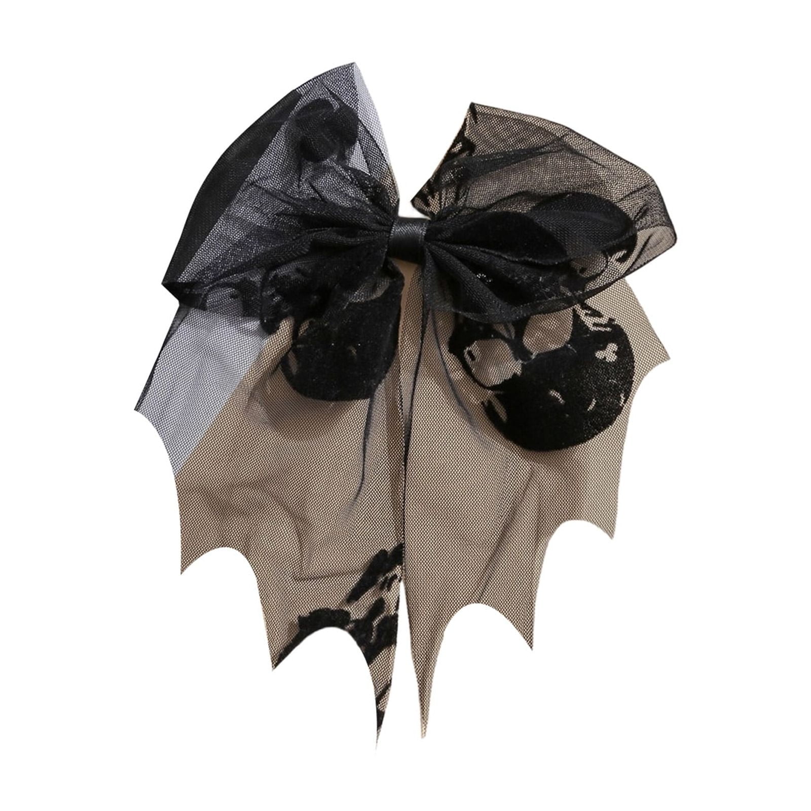 Bat Hair Clip For Women Halloween Cosplay Sweet Headgear Embroidered ...