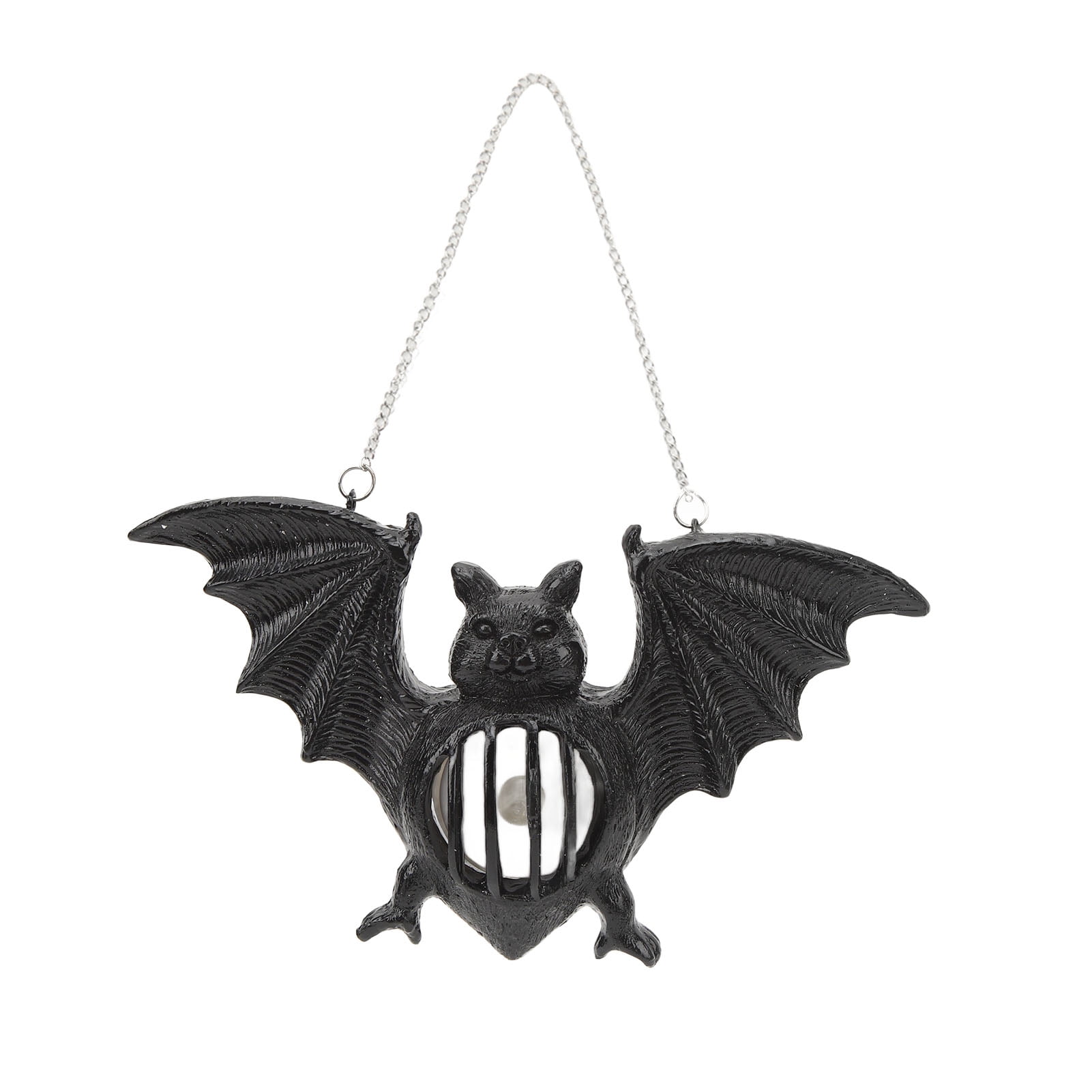 Bat Halloween Lantern Lights Resin LED Flameless Scary Realistic Bat ...