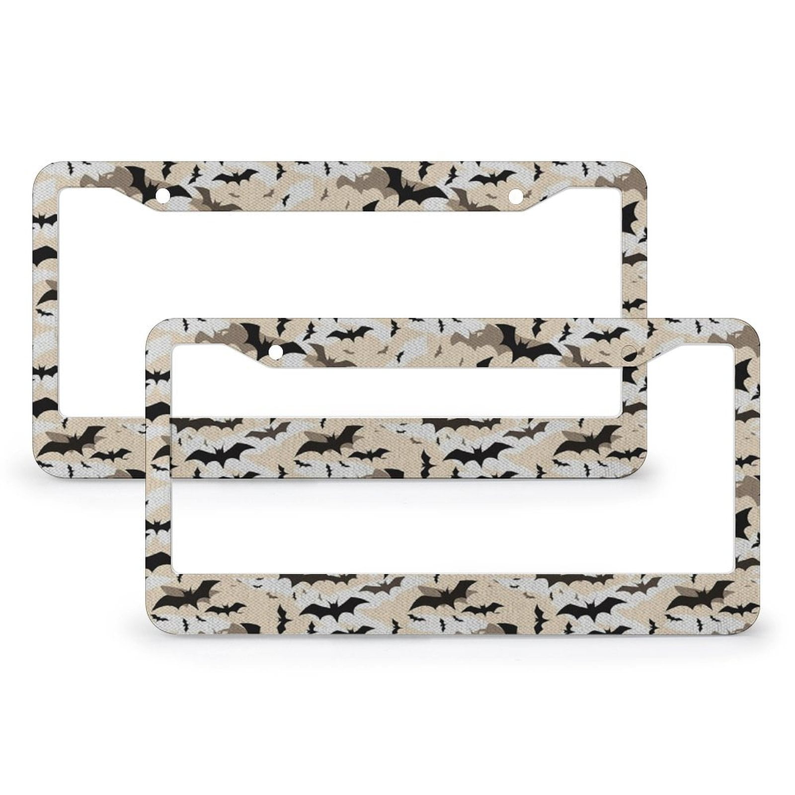 Bat Halloween Spooky Creepy 2 Pack License Plate Frame - Car Plate ...