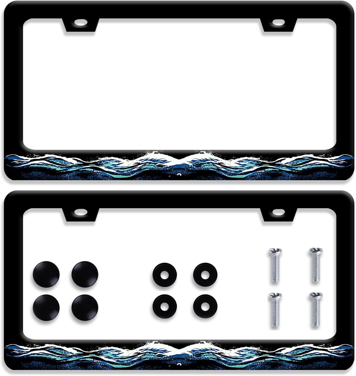Bat Hippie License Plate Frame Funny Bats Goth Gothic Plate Holder ...