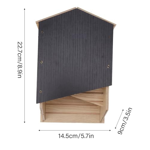 Bat House Kit for Outside Bat Box,Log Large Double Chamber Box Chamber ...