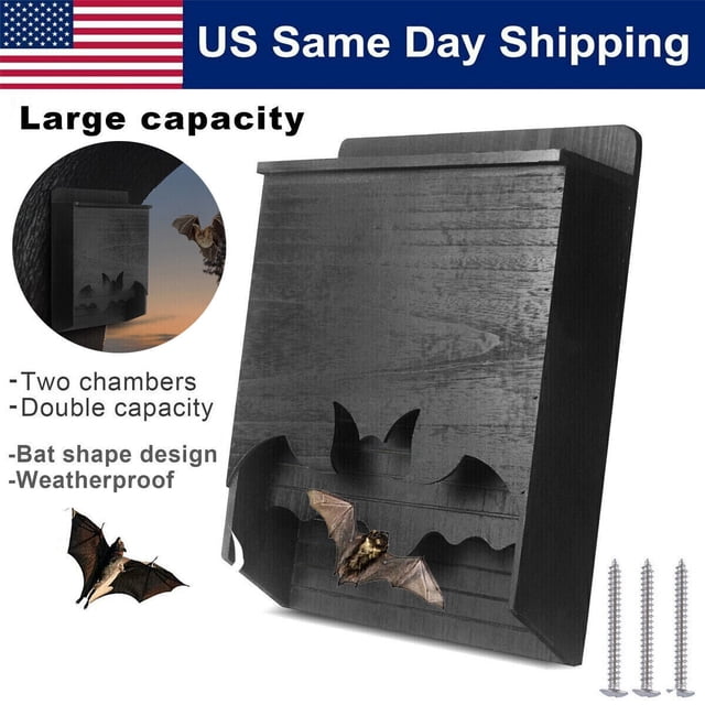 Bat Houses For Outdoors Large Bat House Kit For Outdoors Shelter Box ...