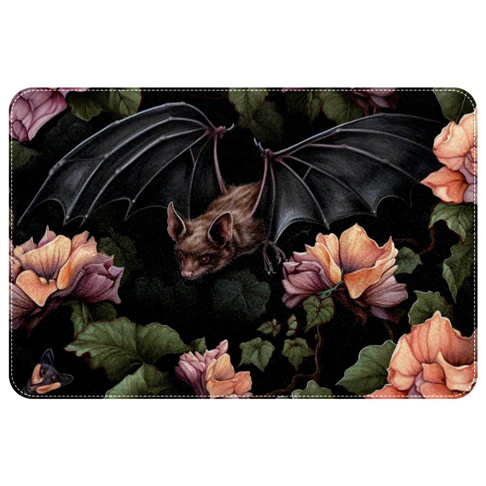 Bat Kitchen Mat Outdoor Carpet Indoor Mat - Polyester Non-Slip Machine ...
