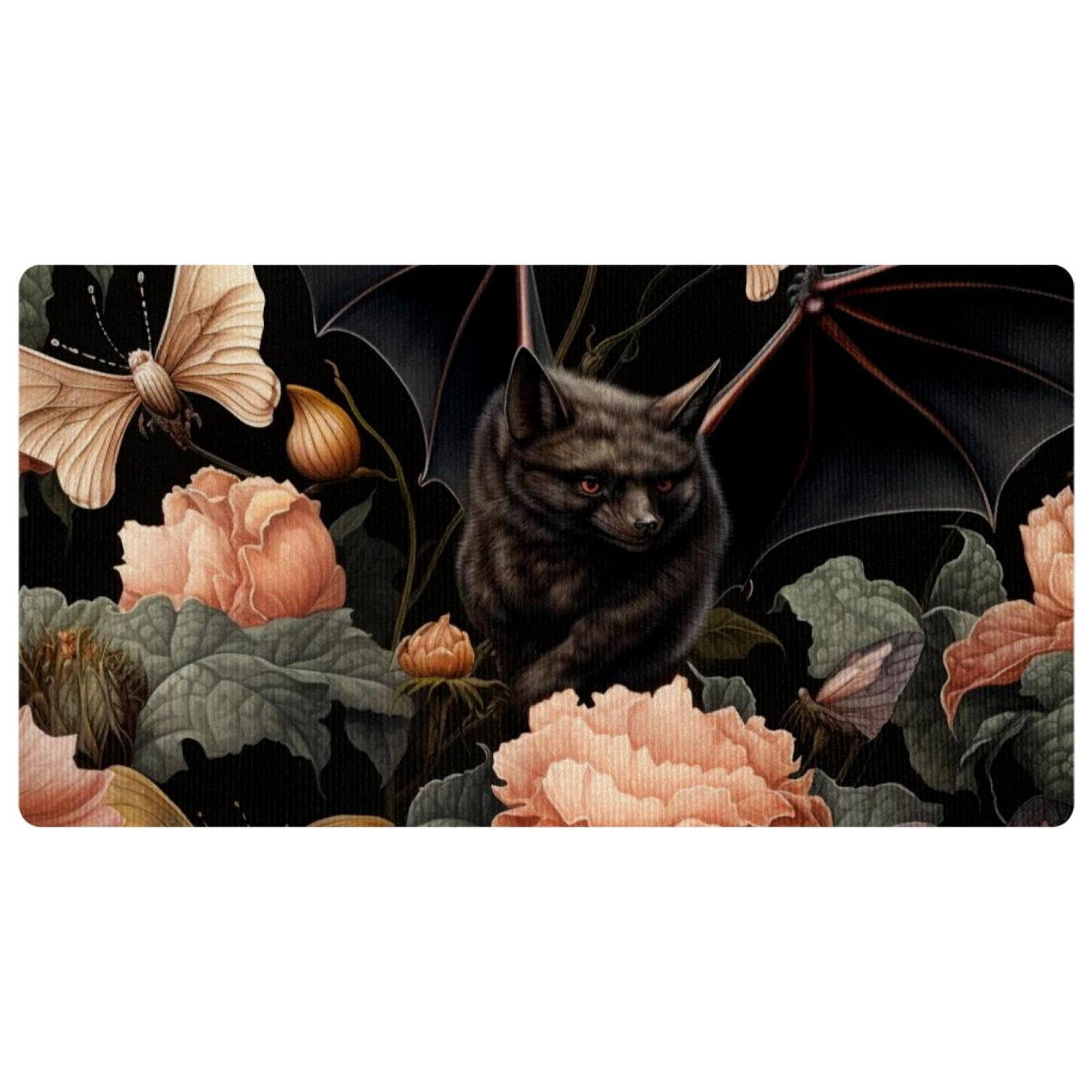Bat Kitchen Rugs Non Skid Kitchen Mats for Floor Cushioned Anti Fatigue ...