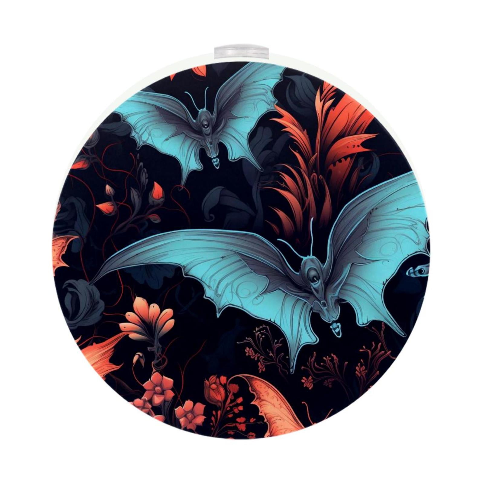 Bat LED Round Night Light-2PCS: Compact and Energy-Efficient Lighting ...