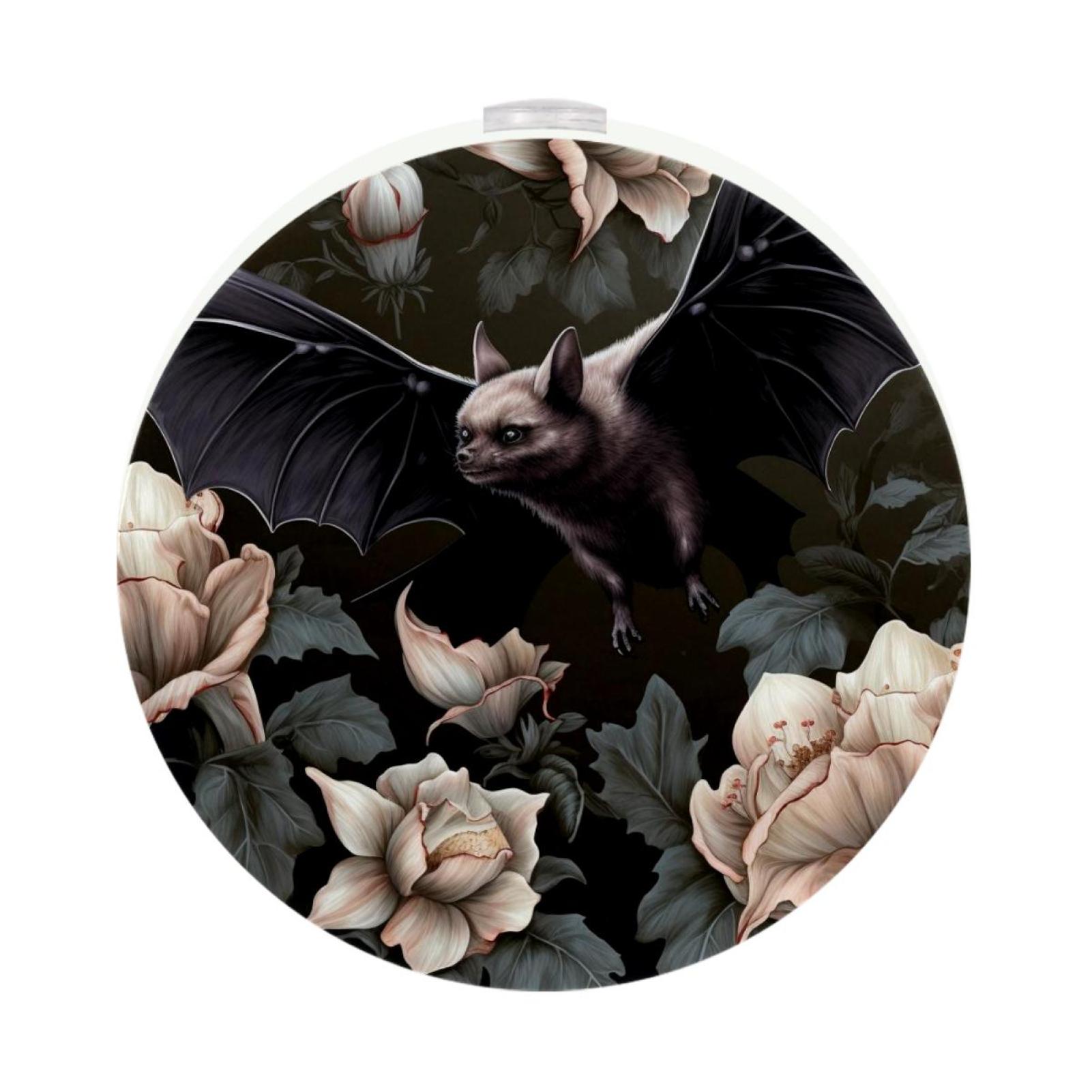 Bat LED Round Night Light-2PCS, Plug-in Auto Dusk to Dawn Sensor ...