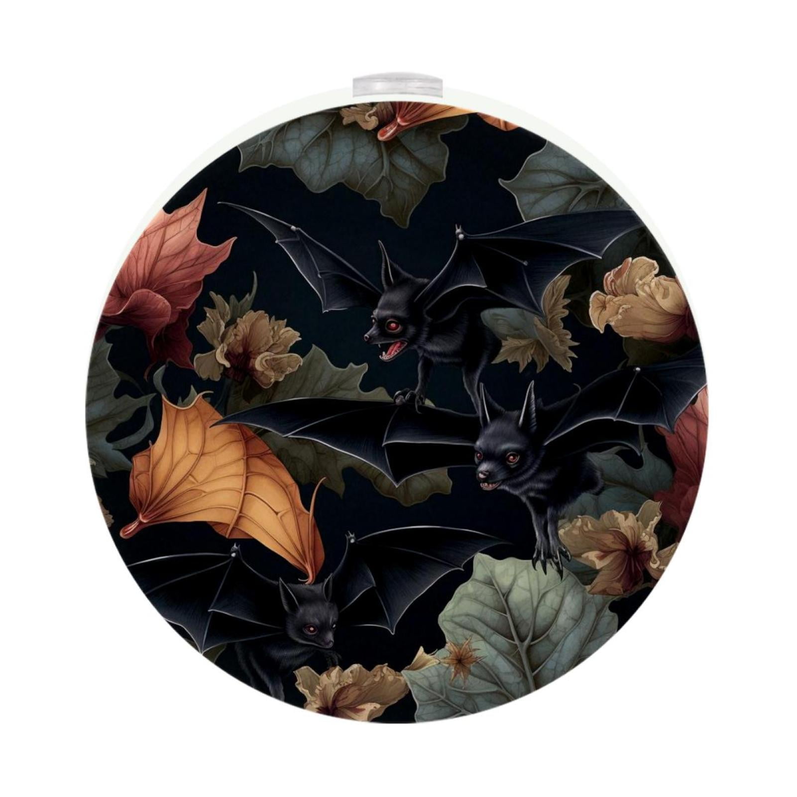 Bat LED Round Night Light-2PCS for a Relaxing and Safe Ambiance in Any ...