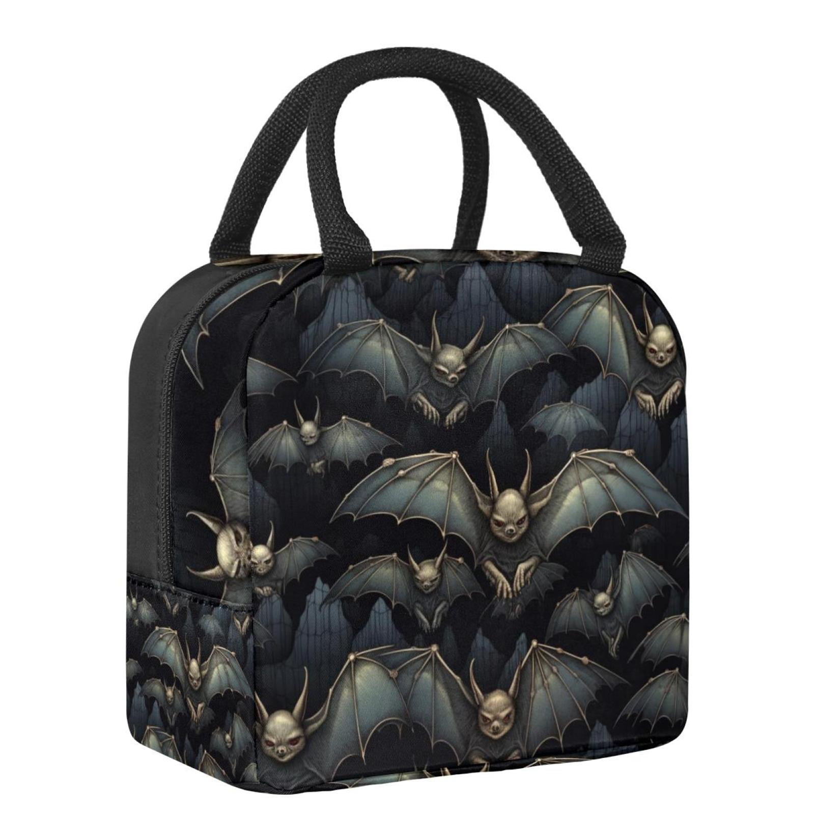 Bat Lightweight Large Capacity Tote Lunch Bag for Men and Women Work ...