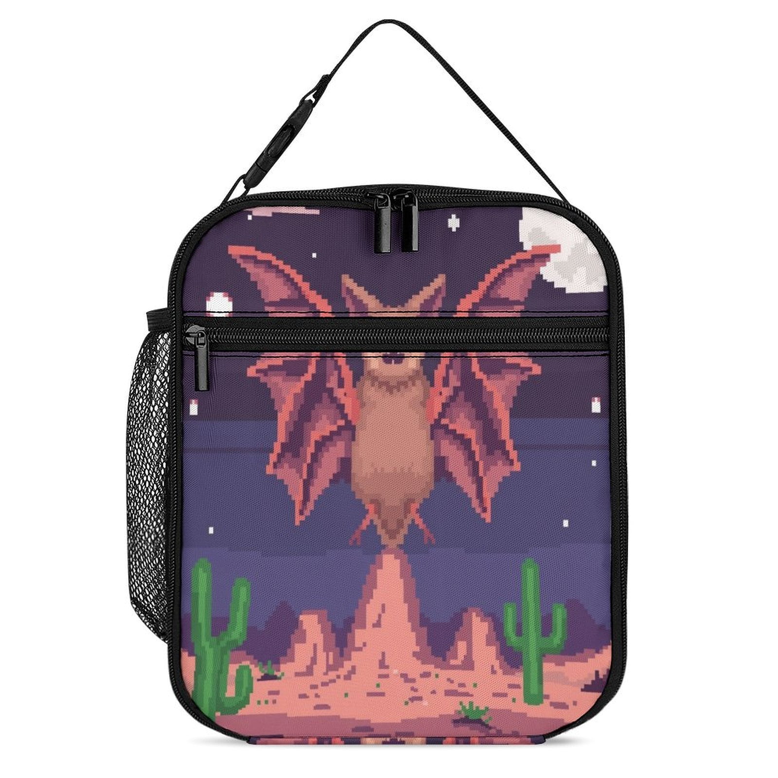 Bat Lunch Bag For Men Women Reusable Lunch Box Insulated Portable Meal ...