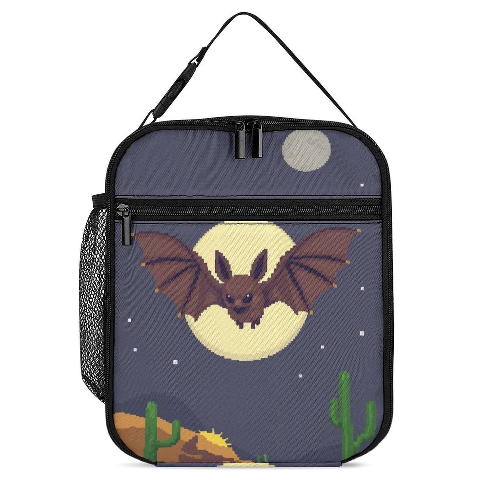 Bat Lunch Bag Insulated Meal Bag Reusable Lunch Box Bag Food Container ...