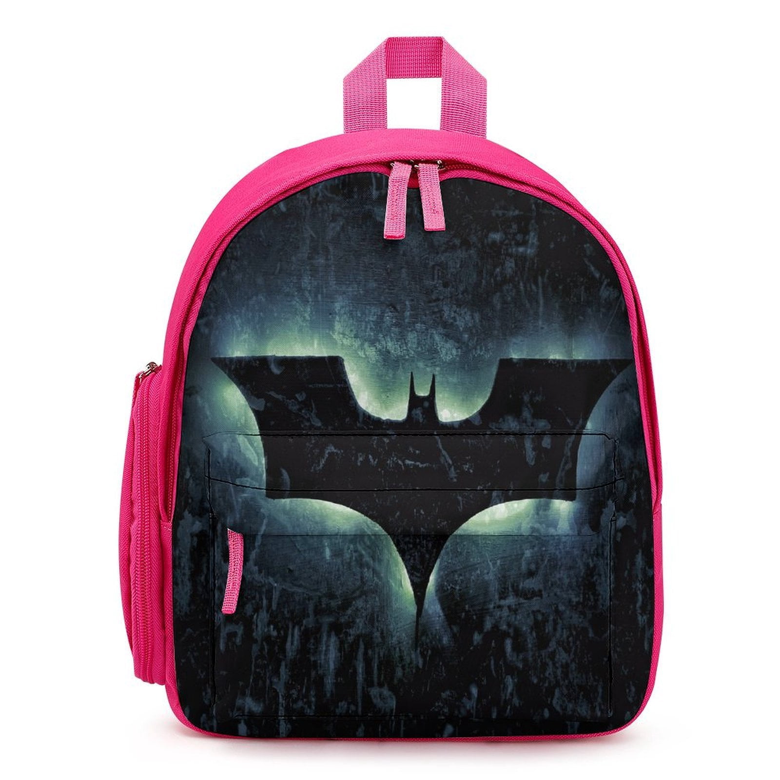 Bat-,Menn Backpack for Men Women Small Bookbag with Front Pocket ...