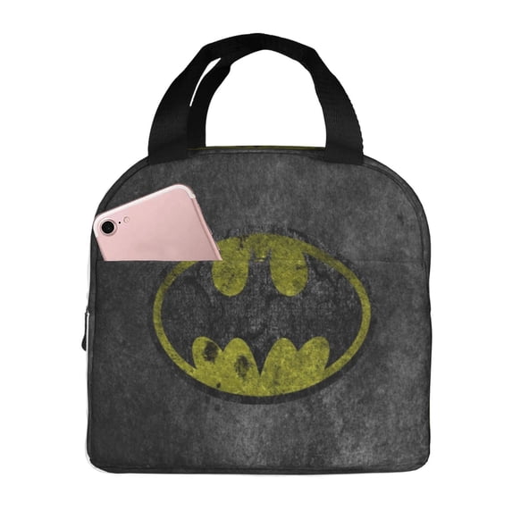 Bat-,Menn Lunch Box Insulated Lunch Bag For Women Men Reusable Cooler ...
