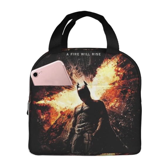 Bat-,Menn Lunch Box Insulated Lunch Bag For Women Men Reusable Cooler ...