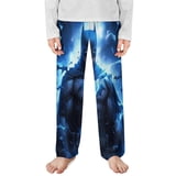 Bat-,Menn Pajama Pants Cartoon Casual Lounge PJ Bottoms with Pockets ...