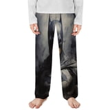 Bat-,Menn Pajama Pants Cartoon Casual Lounge PJ Bottoms with Pockets ...