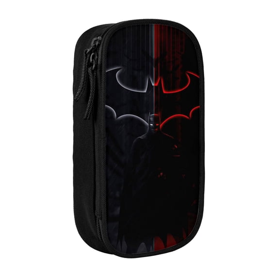 Bat-,Menn Pencil Case Portable Pen Bag Pouch With Zipper Stationary ...