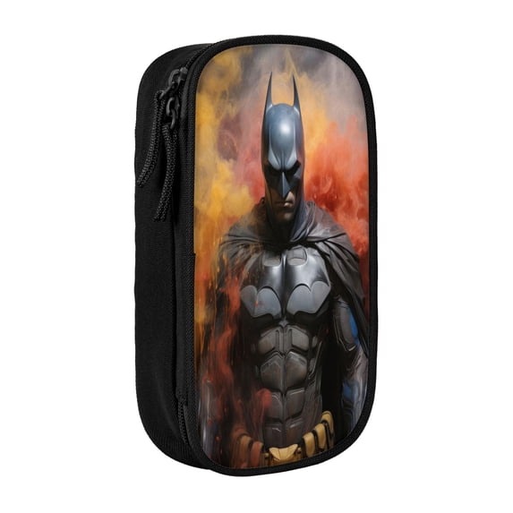 Bat-,Menn Pencil Case Portable Pen Bag Pouch With Zipper Stationary ...