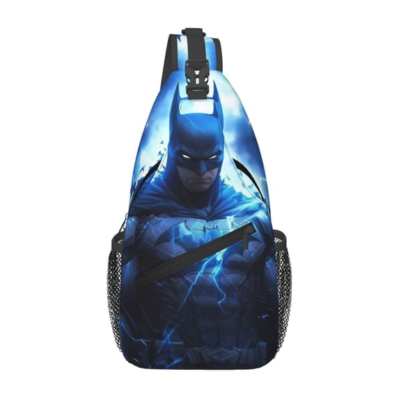 Bat-,Menn Sling Backpack Cartoon Crossbody Bag Travel Hiking Backpack ...