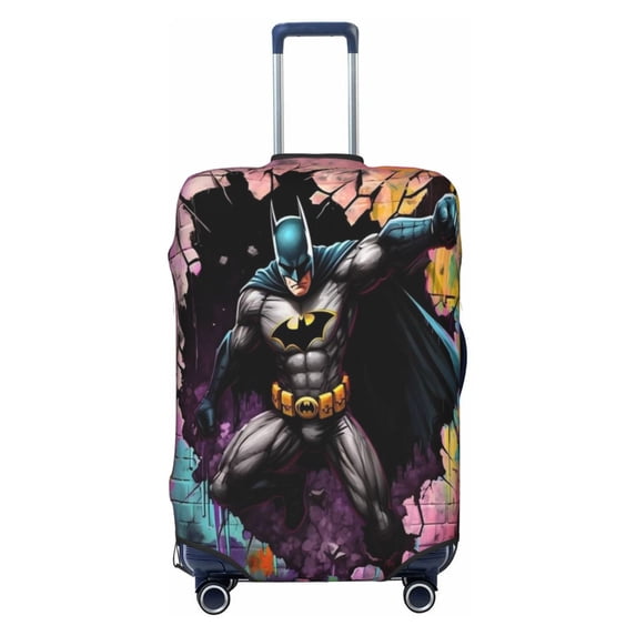 Bat-,Menn Travel Luggage Cover Washable Suitcase Cover Fashion Stretch ...