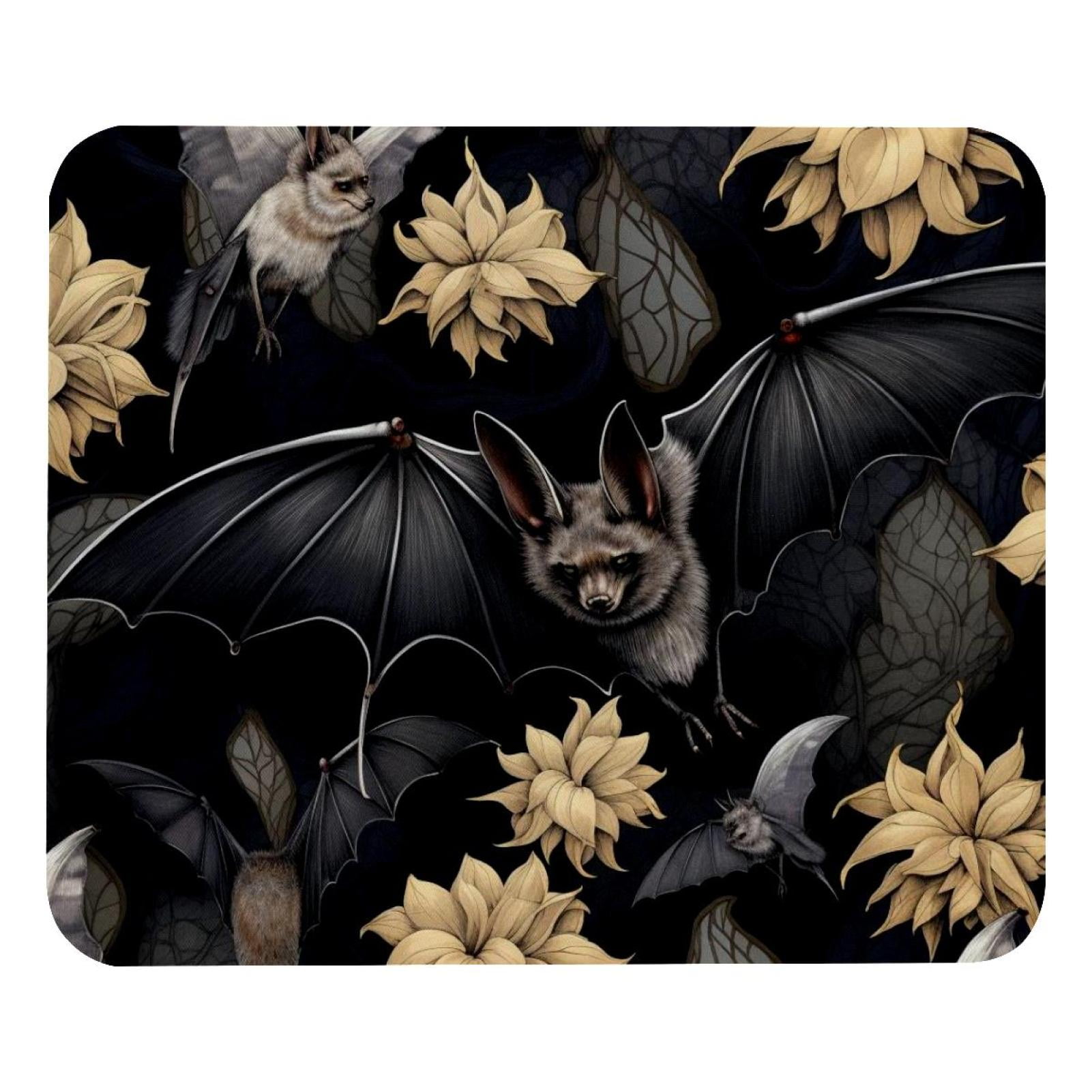 Bat Mouse Pad, Rubber Base Computer Mouse Pads for Wireless Mouse ...