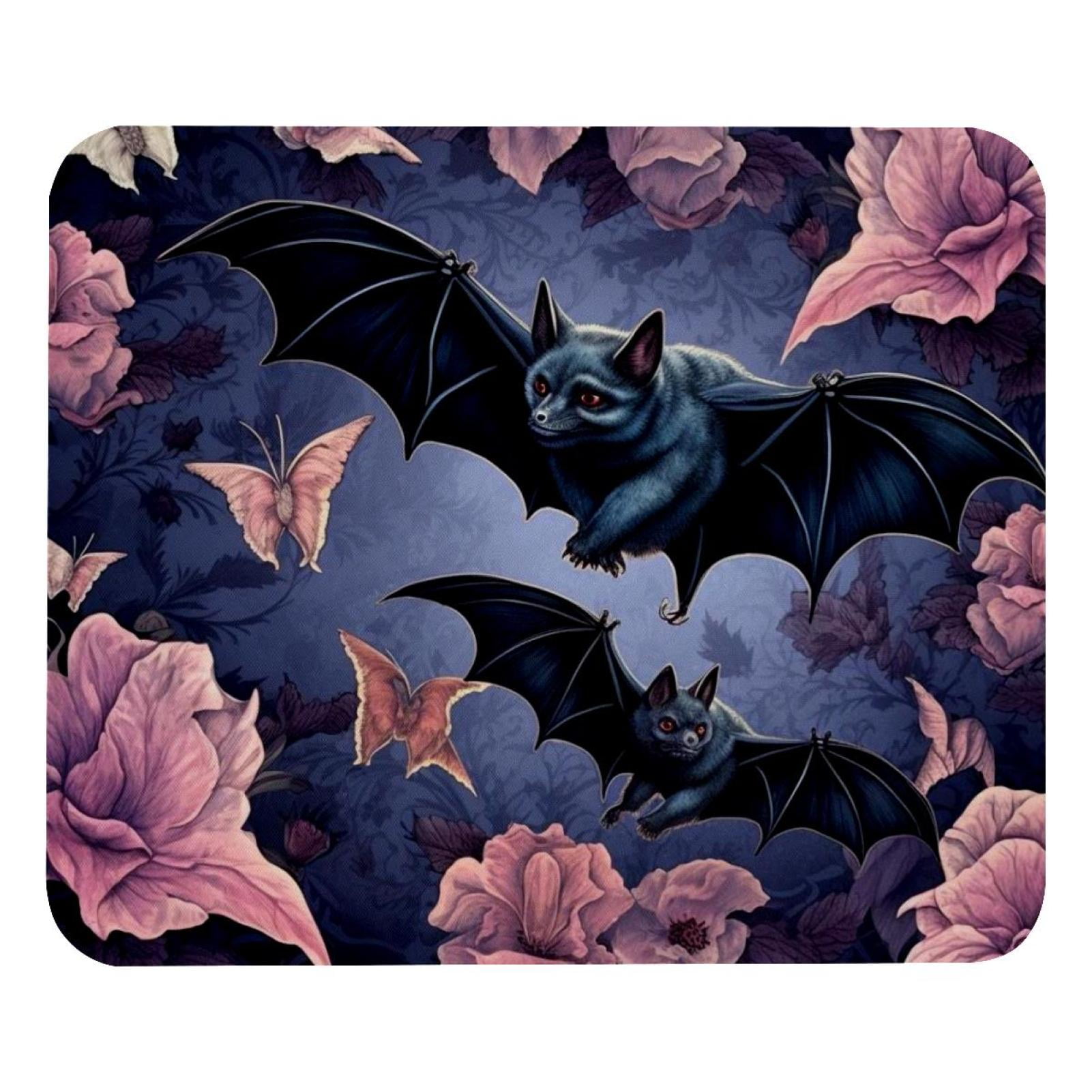 Bat Mouse Pad for Wireless Mouse Home Office Desk Laptop with Rubber ...
