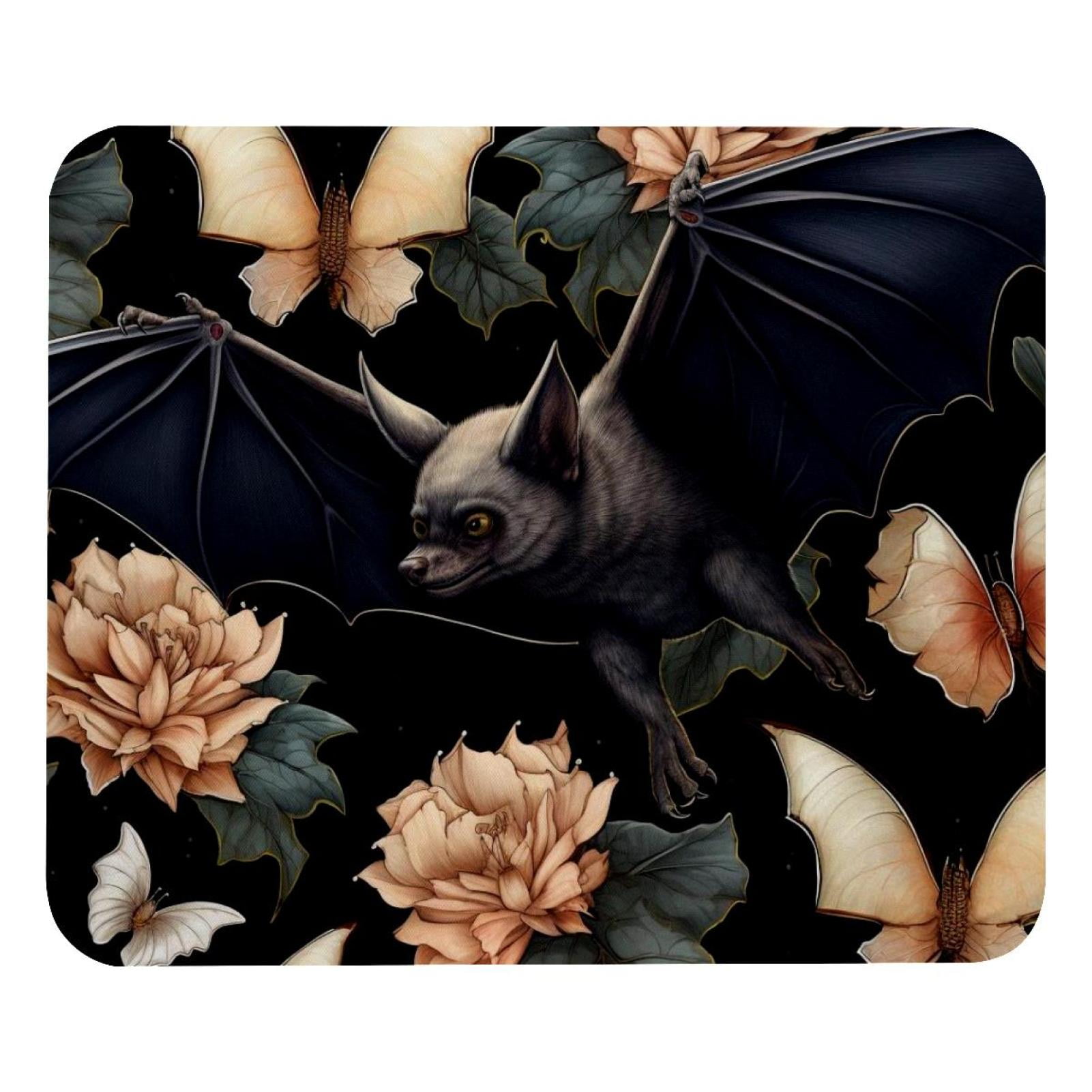 Bat Mouse Pad for Wireless Mouse Home Office Desk Laptop with Rubber ...