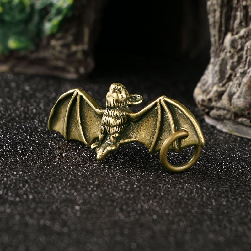 Bat Ornament Retro Brass Bat Figurines Copper Cute Bat Statue Exquisite ...