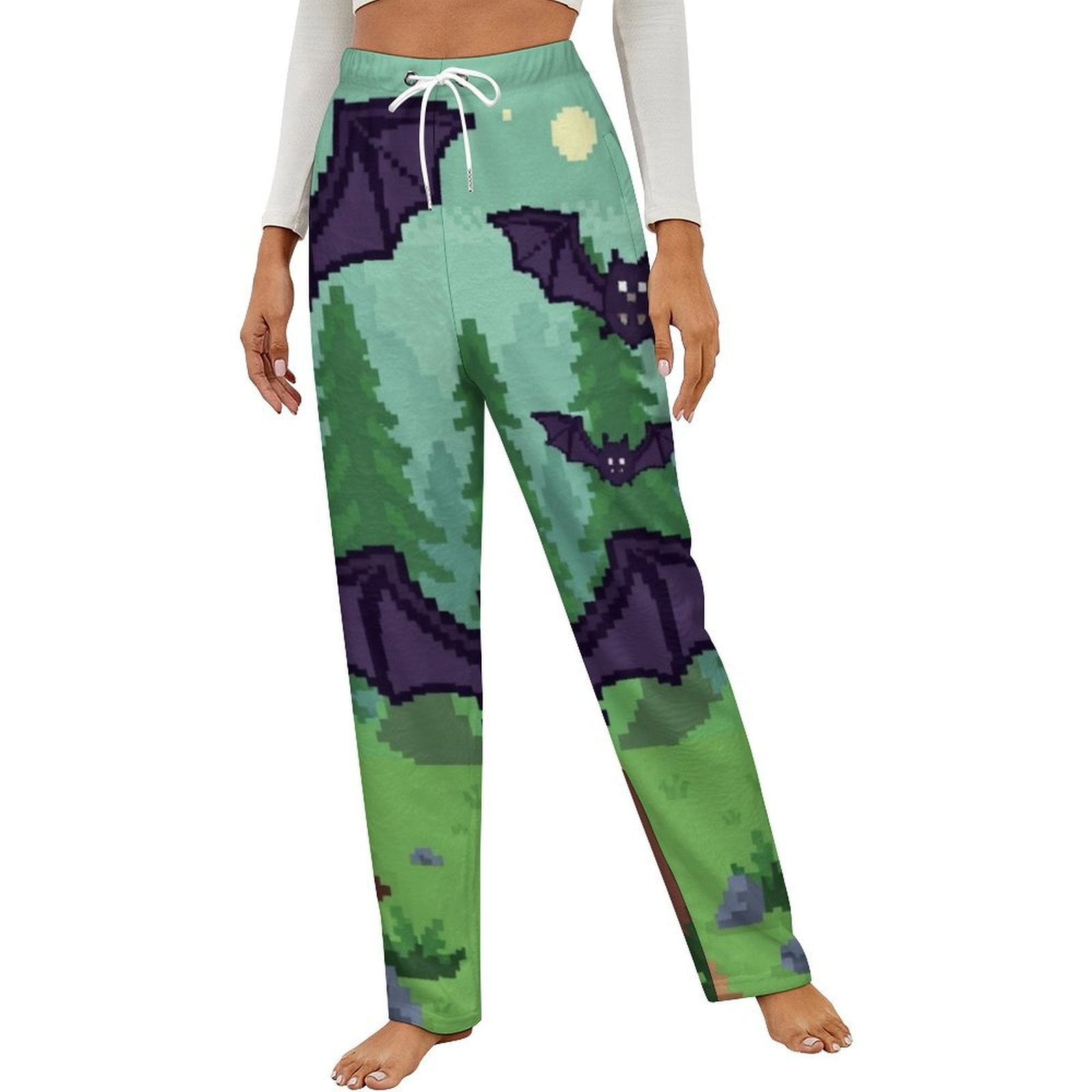Bat Pajamas Pants Women's Pajama Pants Home Sleepwear Trousers ...