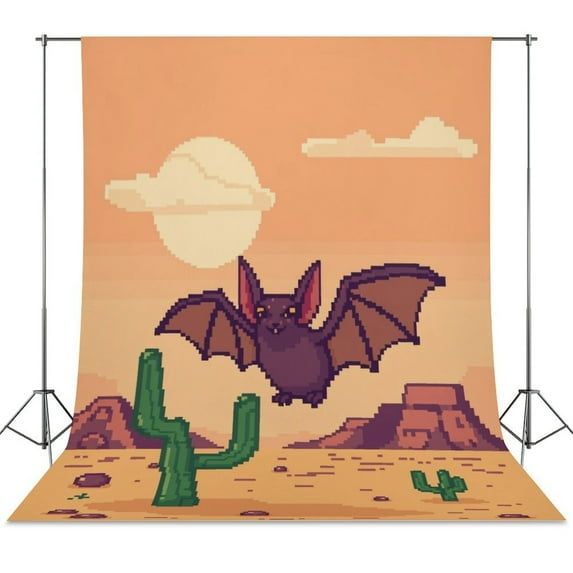 Bat Party Backdrop Birthday Decoration Backgrounds for Photographs ...
