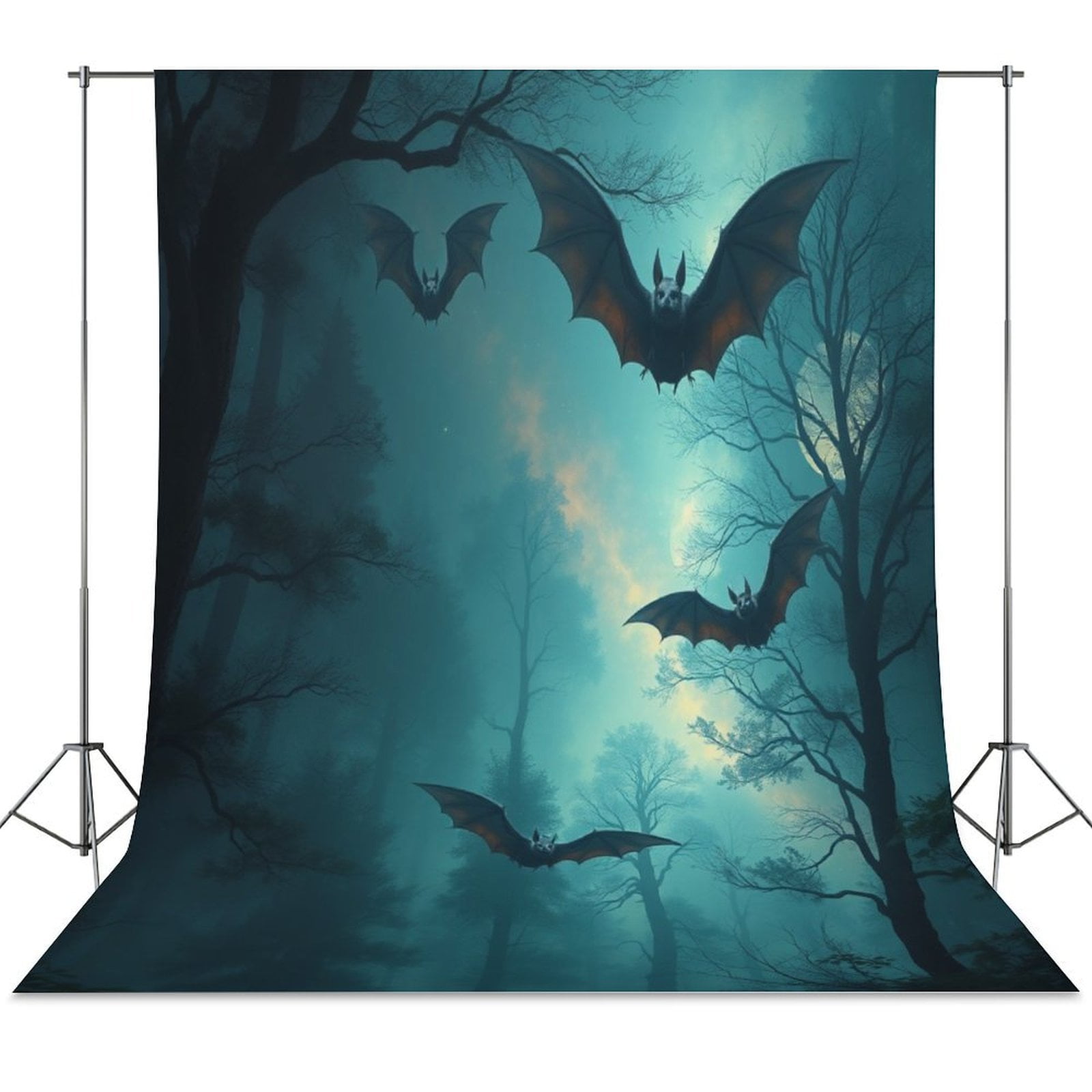 Bat Party Backdrop Birthday Decoration Backgrounds for Photographs ...