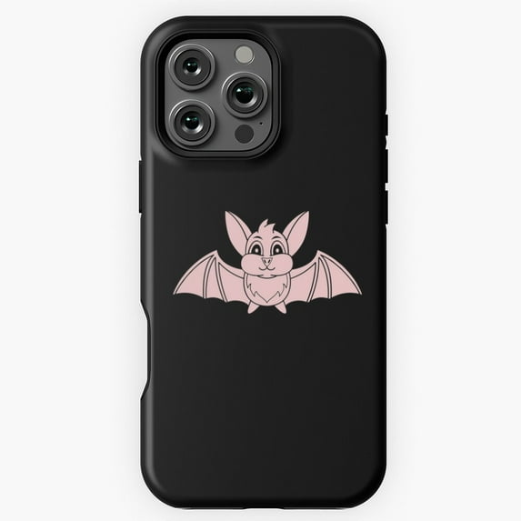 Bat Pastel Pink Phone Case for iPhone 16 15 14 13 12 11 Pro Max ...