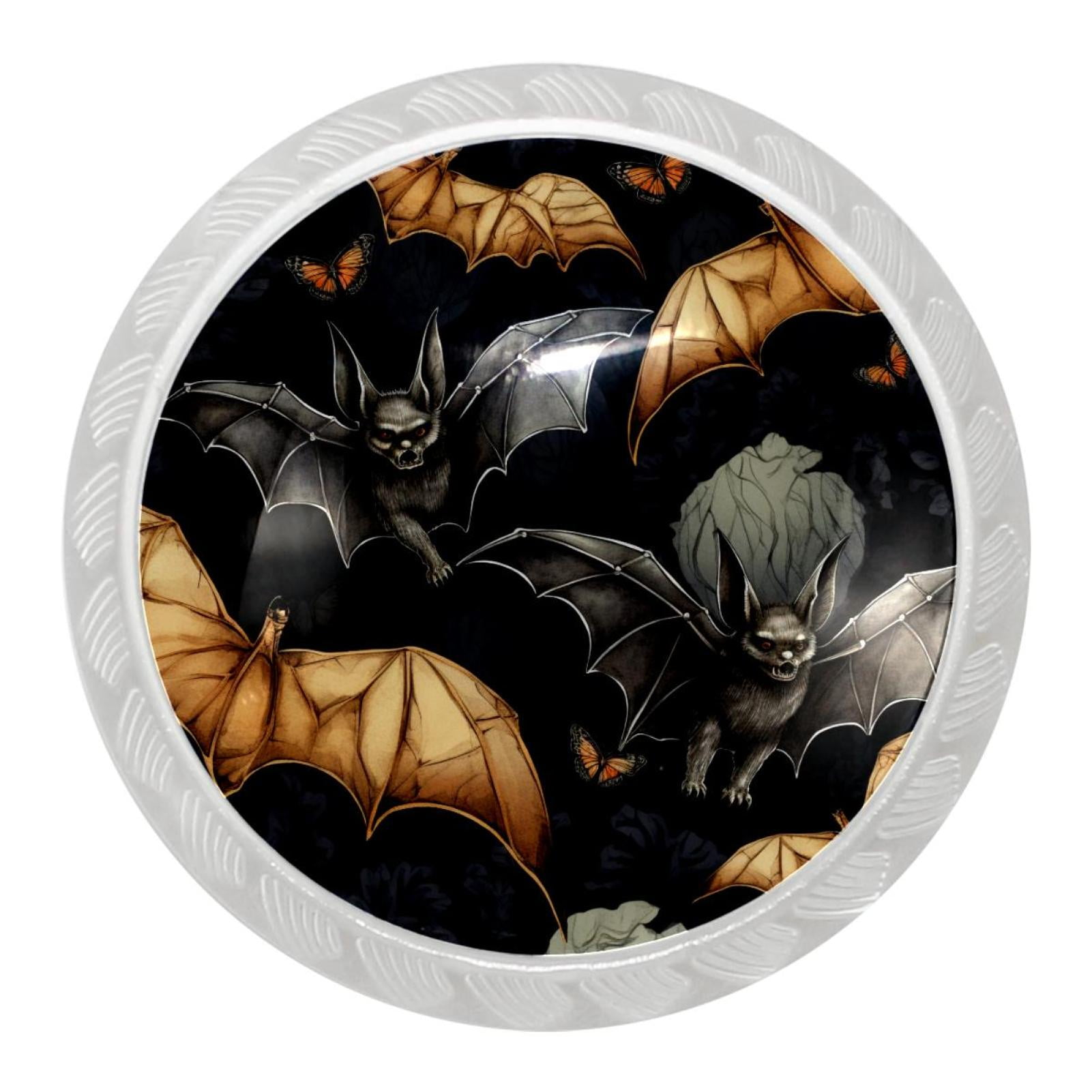 Bat Pattern 4 PCS Cabinet Knob Drawer Knob Cabinet Hardware Standard ...
