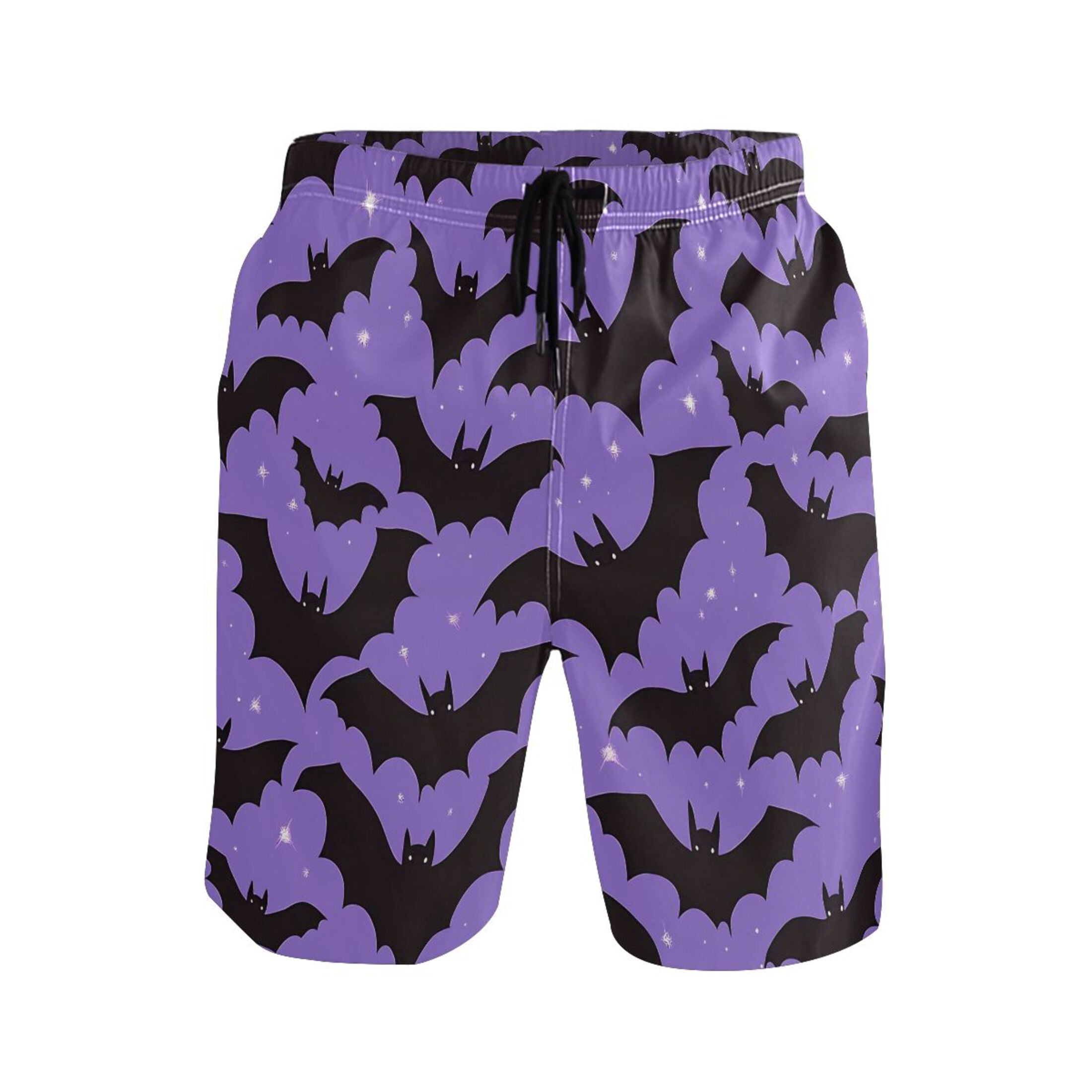 Bat Pattern Mens Swim Trunks Quick Dry Board Shorts Breathable Fit ...