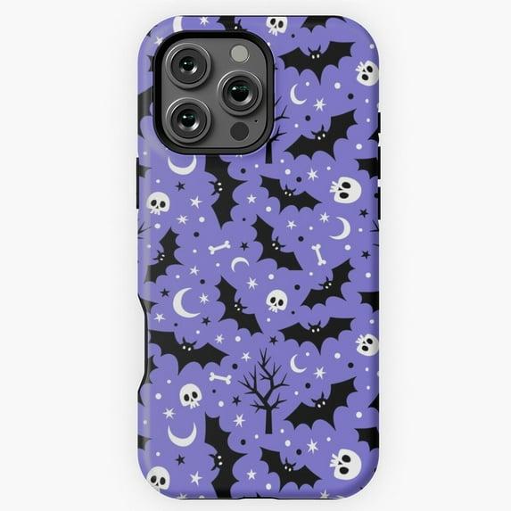 Bat Pattern Phone Case for iPhone 16 15 14 13 12 11 Pro Max M5908329 ...