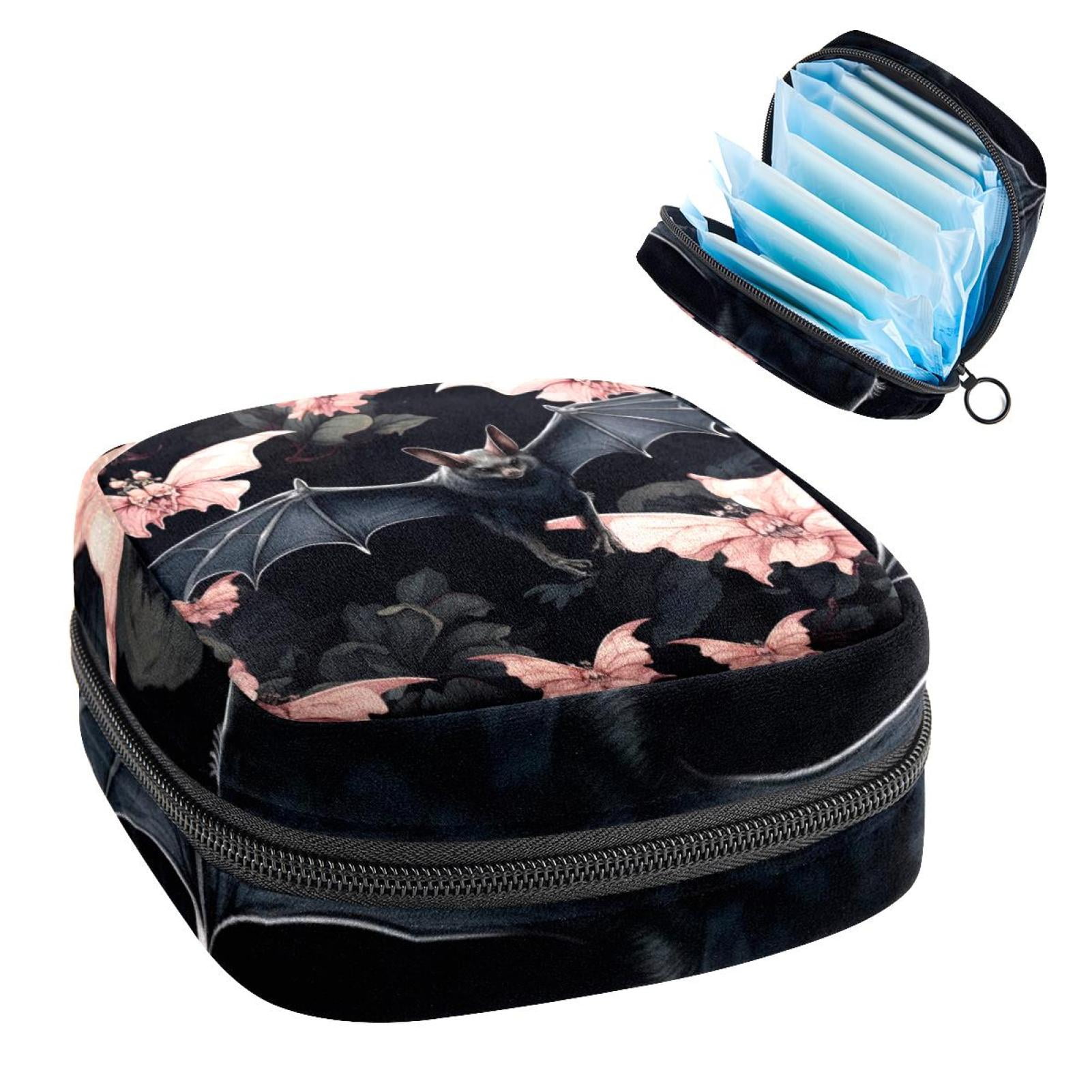 Bat Period Pouch Sanitary Napkin Organizer Travel Storage Bag - Small ...