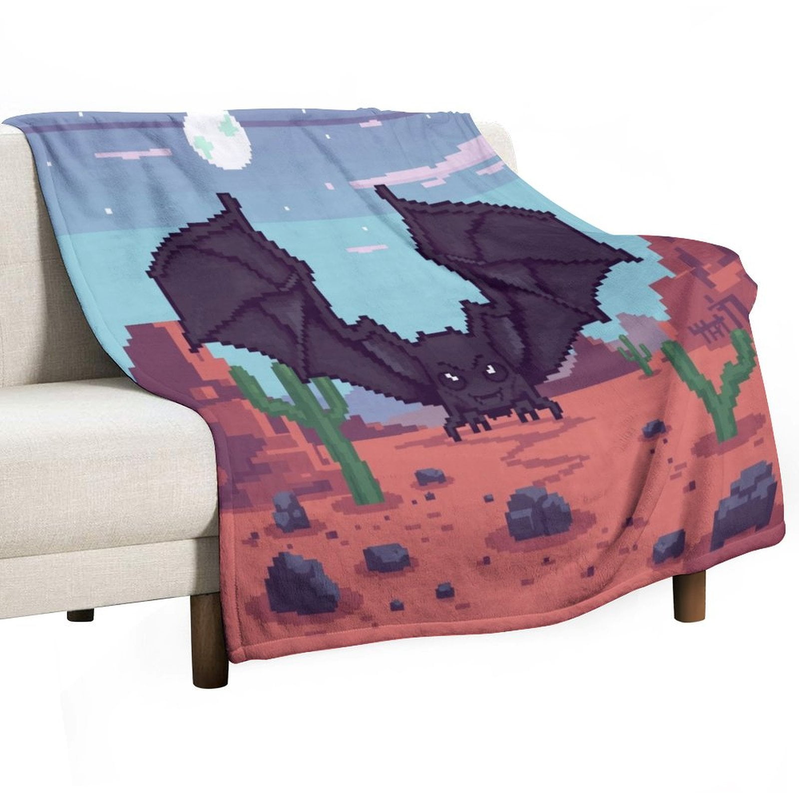 Bat Plush Throw Blankets Cartoon Cute Blanket for Bedding Outdoor ...