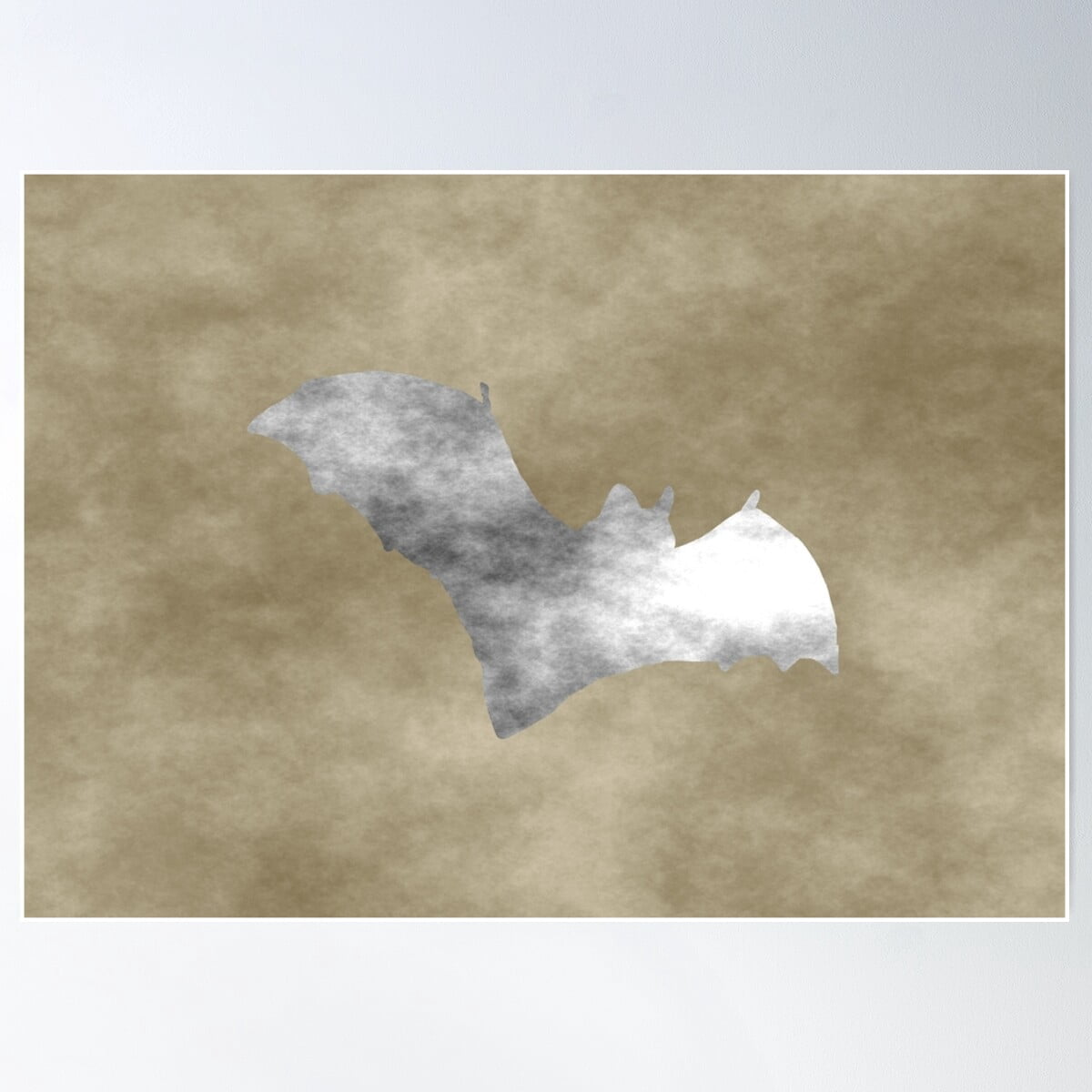 Bat Poster Wall Art, Modern Wall Decor For Living Room Bedroom, 8x12 ...