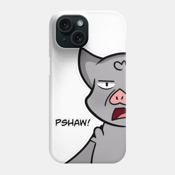 Bat Pshaw Funny Animal Expression Art Compatible Phone Case for iPhone ...