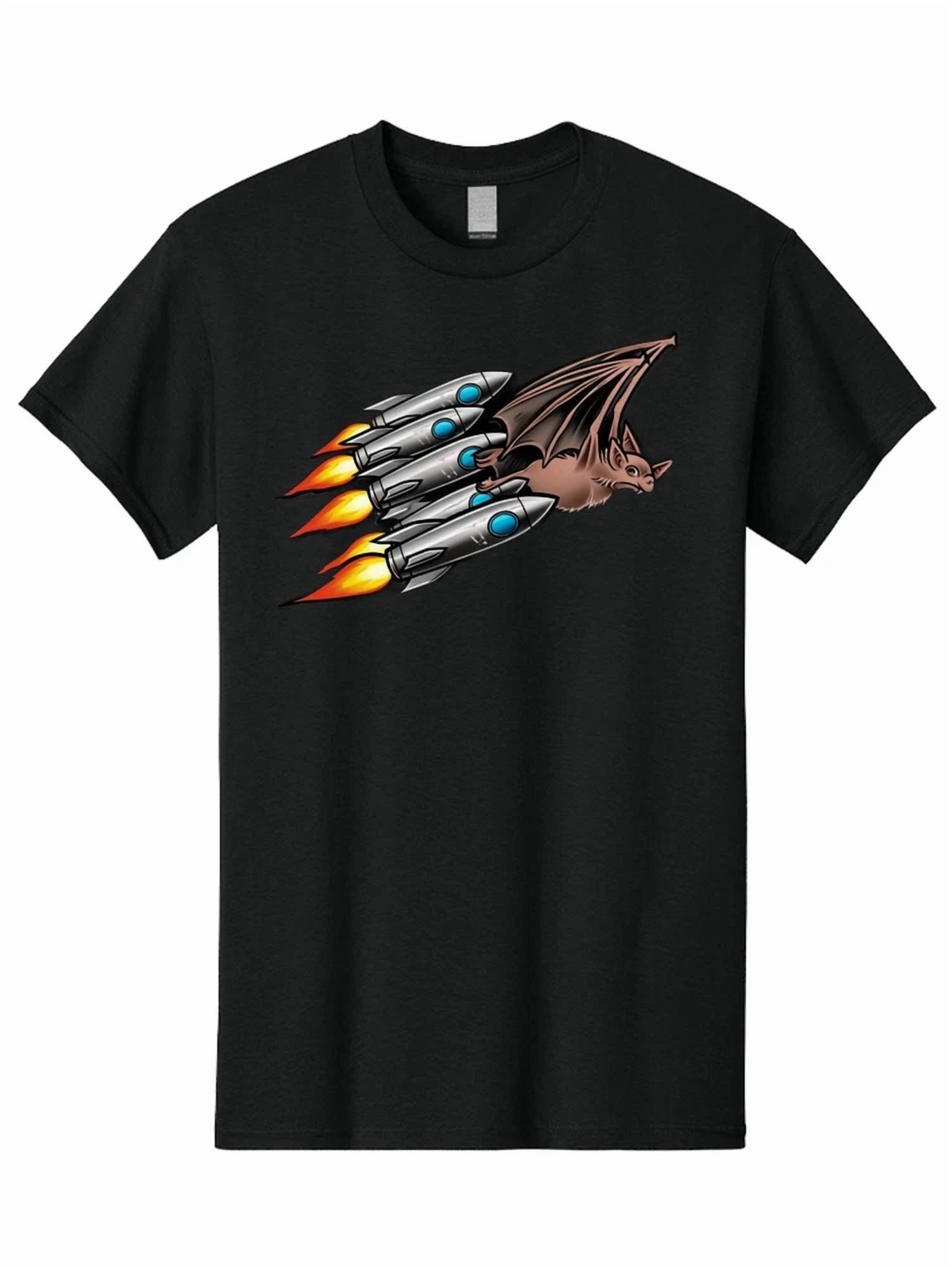 Bat Rocket Adventure Sci-Fi Space Flight Fantasy Aerospace Unisex T ...