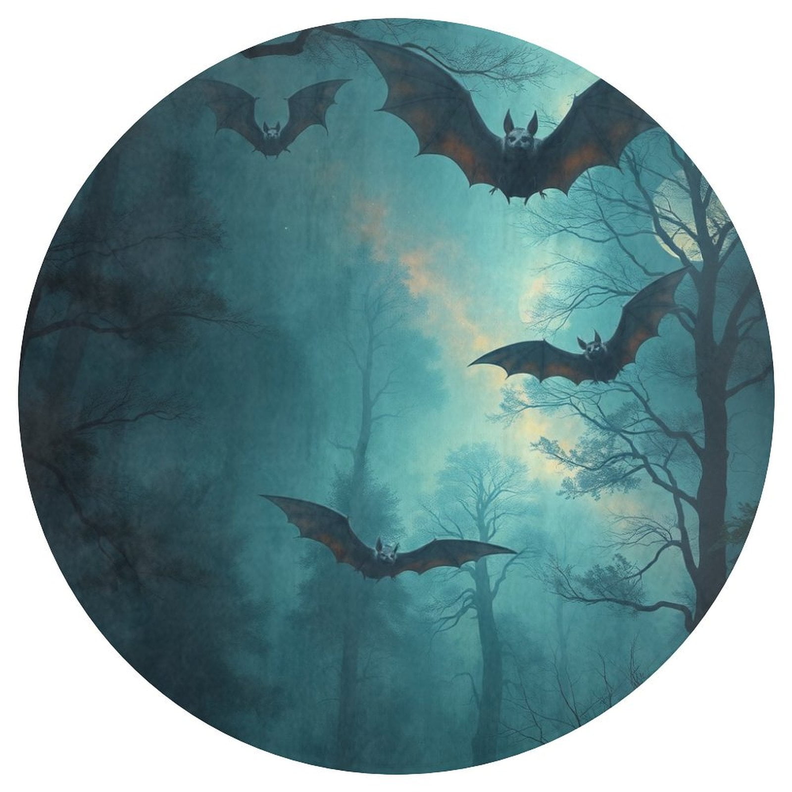 Bat Round Carpet Living Room Carpet Modern And Stylish Living Room And ...