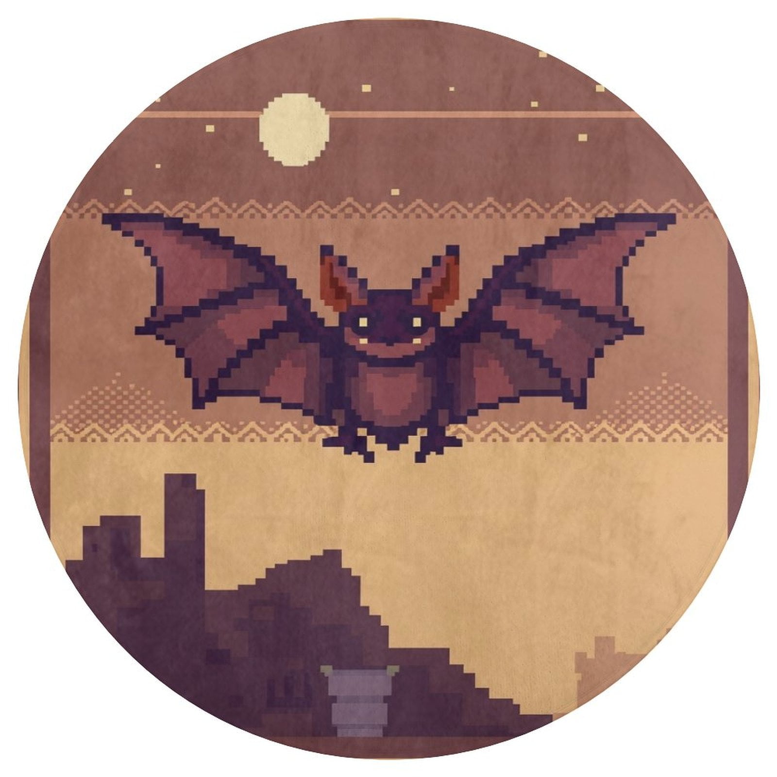 Bat Round Carpet Living Room Carpet Modern And Stylish Living Room And ...