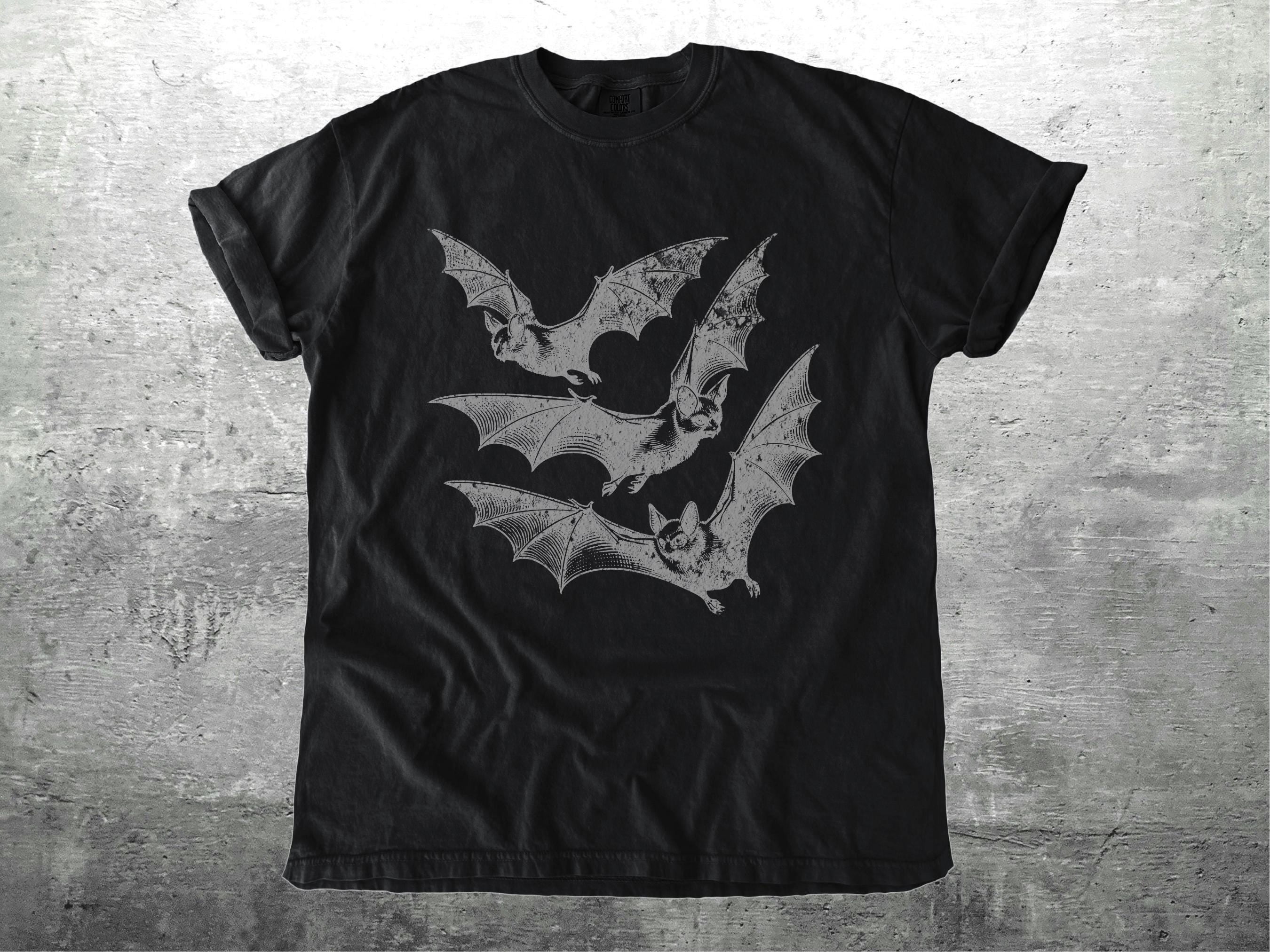 Bat Shirt, Goth Shirt, Emo Shirt, Gothic T-shirt, 90s Y2K Graphic, Dark ...