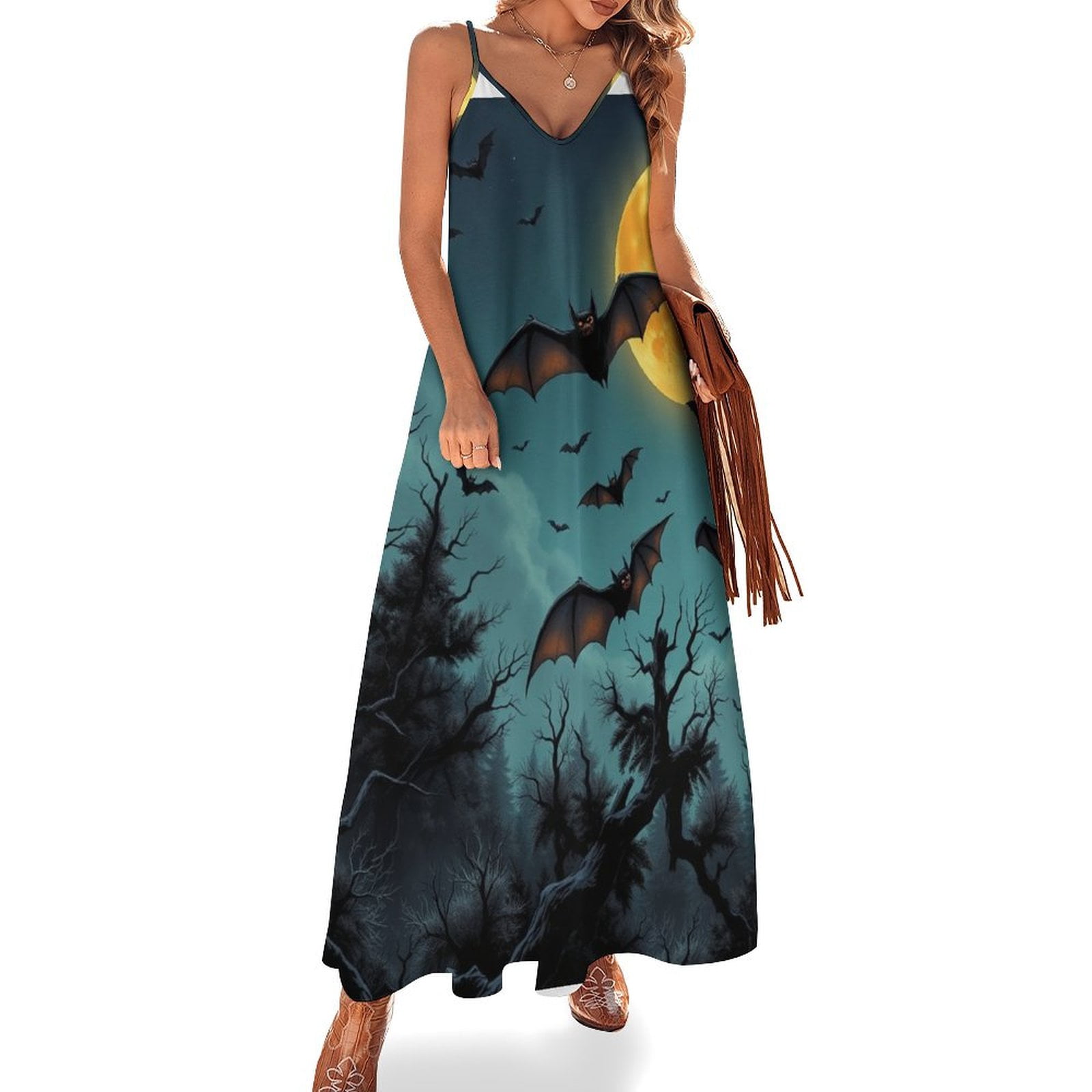 Bat Sleeveless Dress Dresses Women 2025 Evening Dresses Ladies Luxury ...